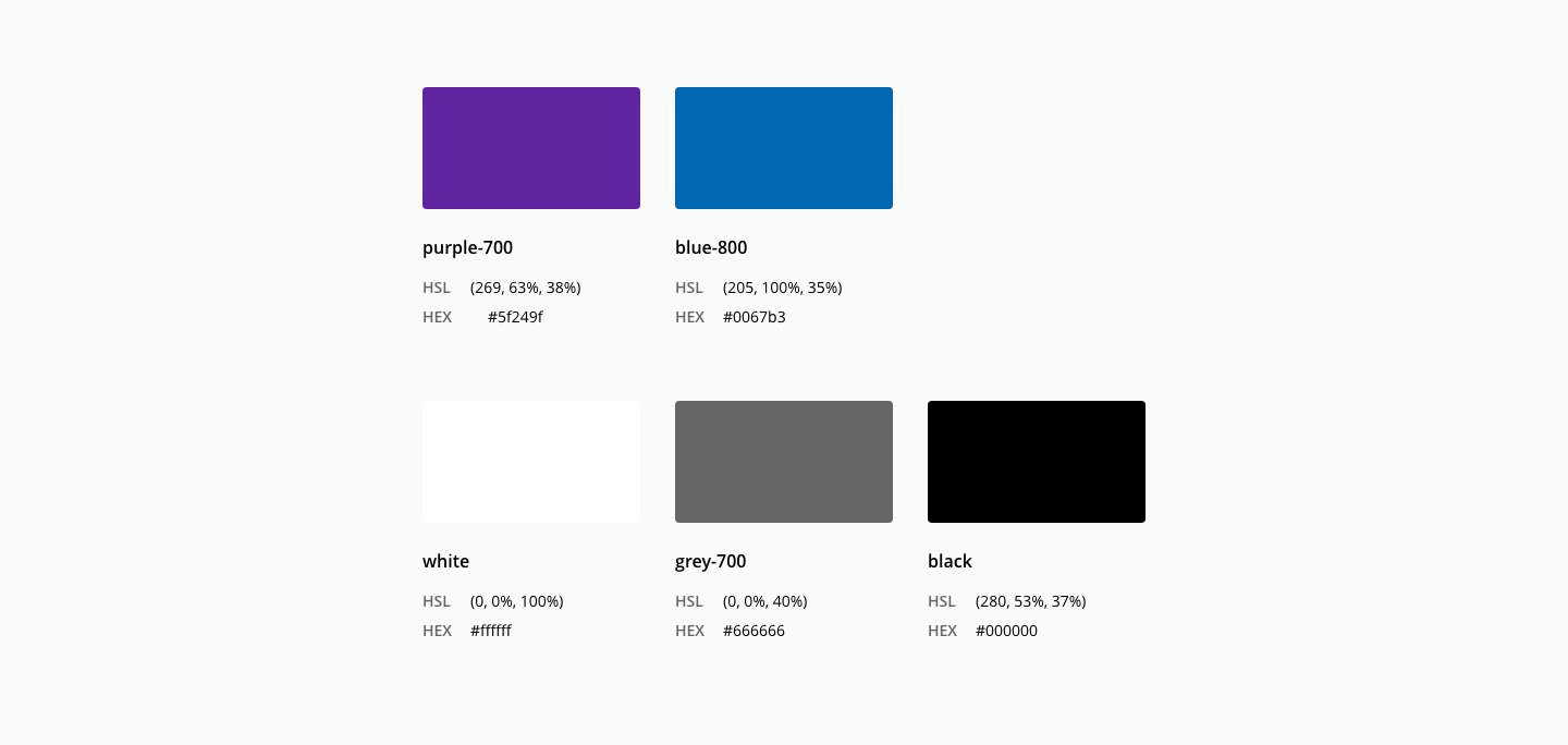 Color Usage — Halstack Design System