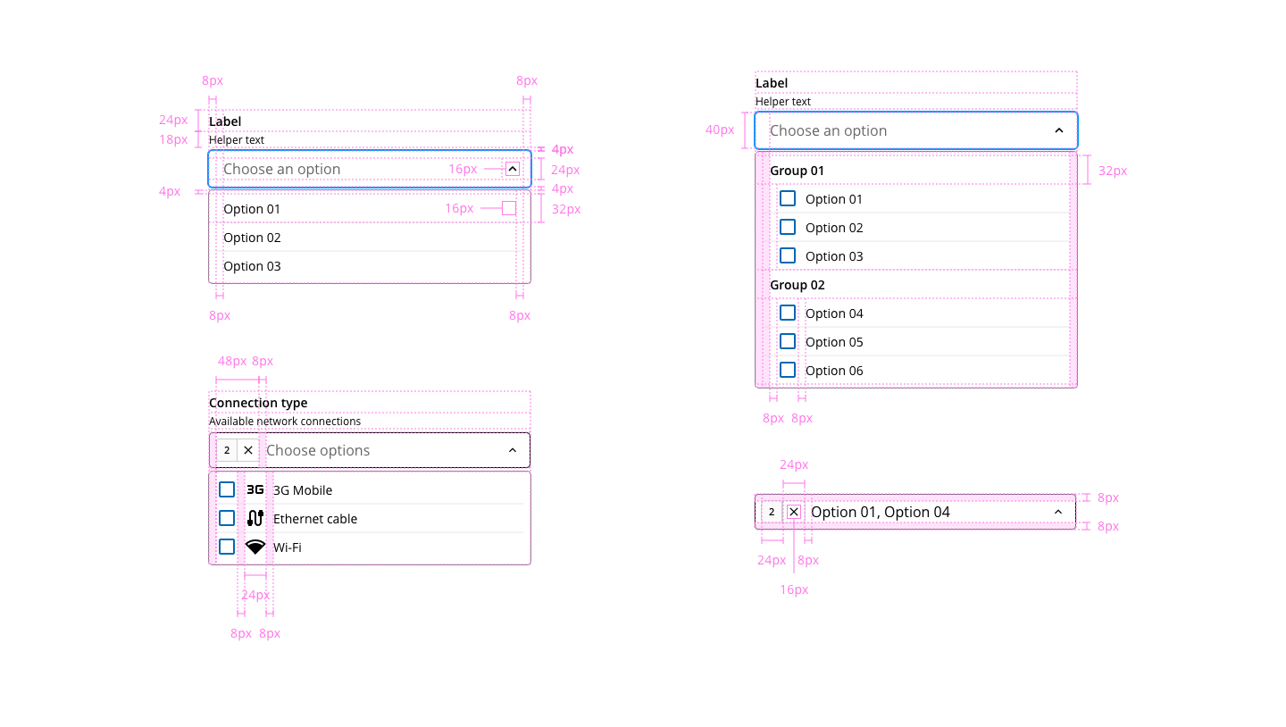 Select Specs — Halstack Design System