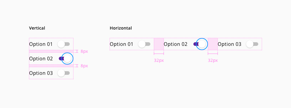 Switch Specs — Halstack Design System