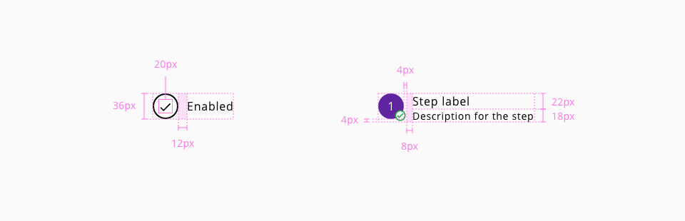 Wizard Specs — Halstack Design System 1027